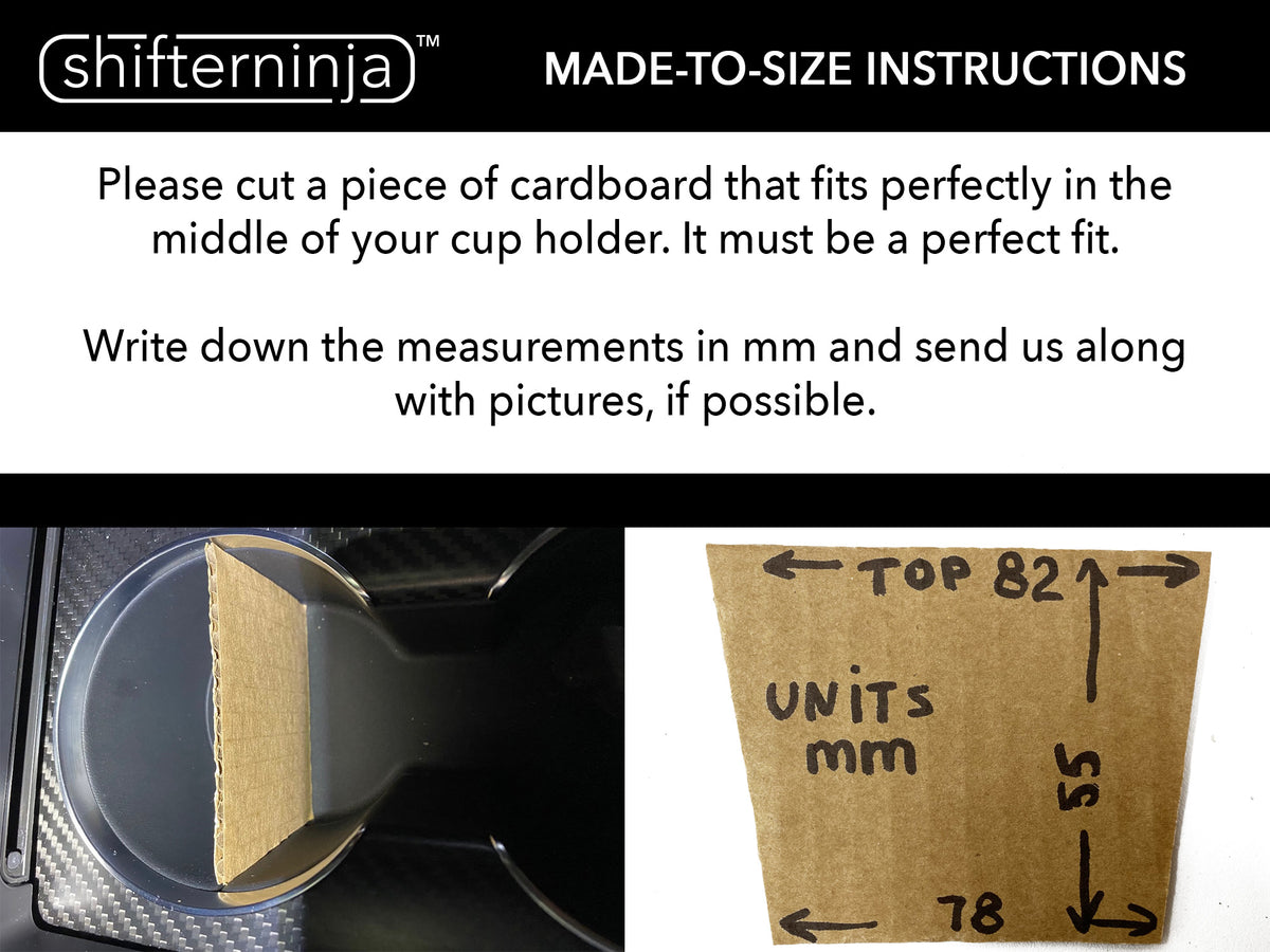 Made-to-size Cup Holder Shifter – ShifterNinja